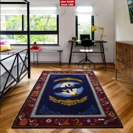 Hand knotted carpet-Eagle design rug - Export From Nepal