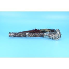 Old Lama Buddhist Tibetan Silver- Colored Ritual Chod Kangling Trumpet ...