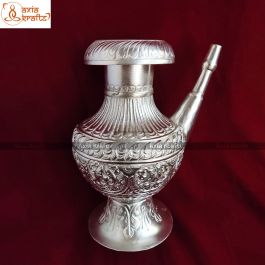 Silvercoated Astamandal Karuwa 8.3 inches | Axia Krafts - Export From Nepal