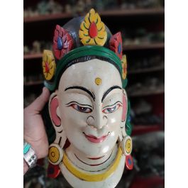 Wooden Tara Mask - Export From Nepal